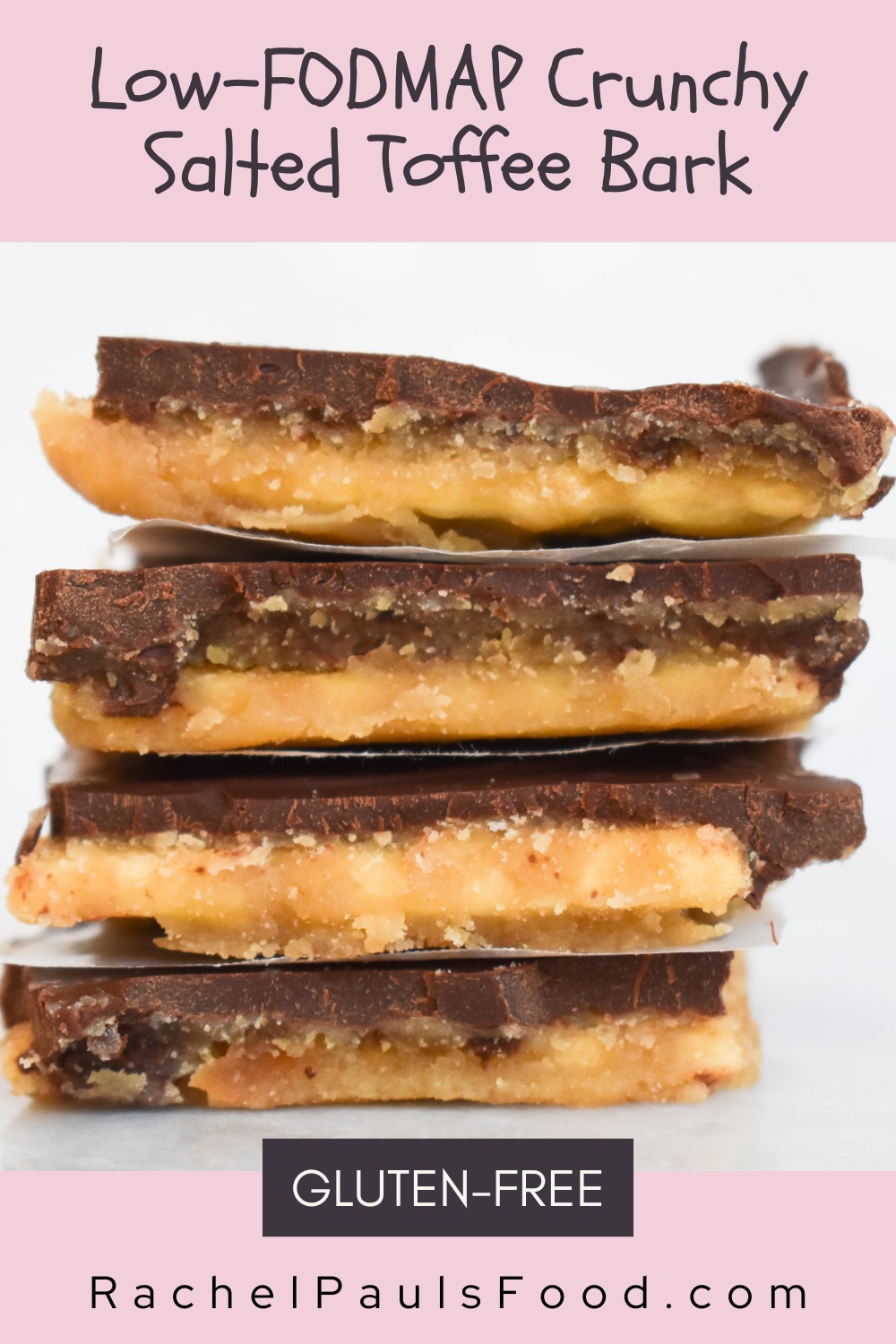 Low-FODMAP Crunchy Salted Caramel/ Toffee Bark; Gluten-free, Vegan | Dr ...