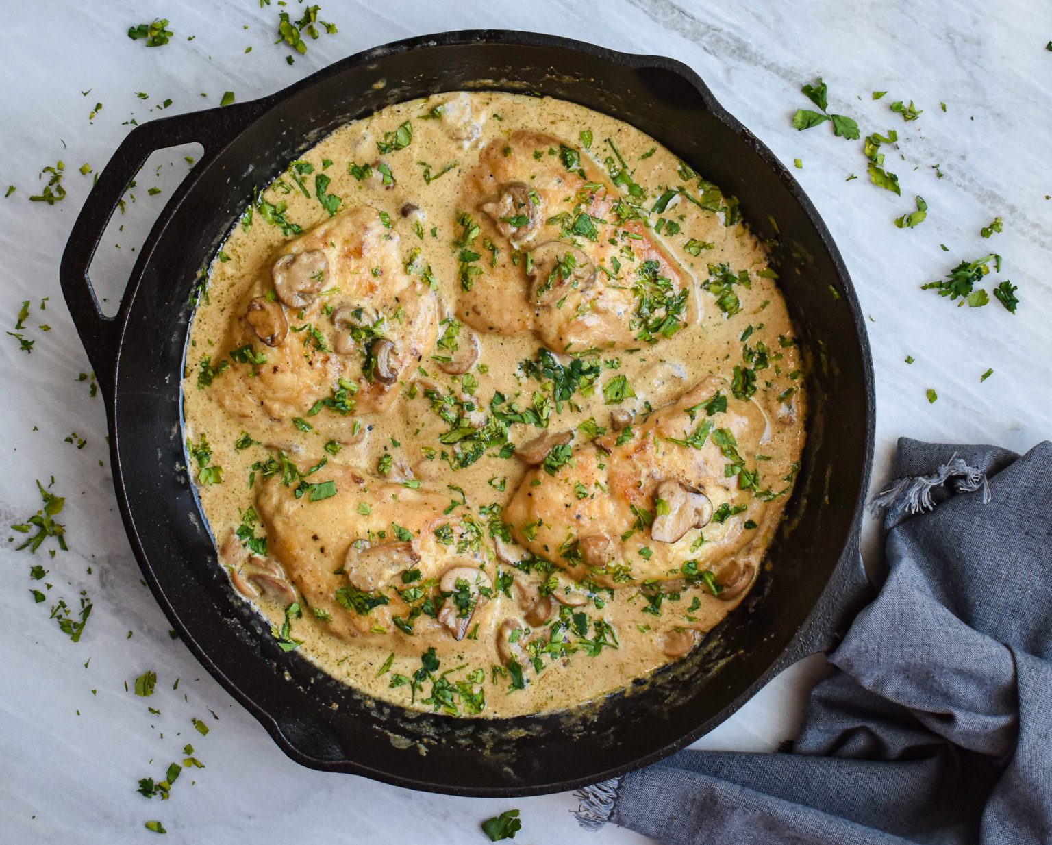 Homemade Low-FODMAP 30-Minute Chicken Marsala; Gluten-free | Dr. Rachel ...