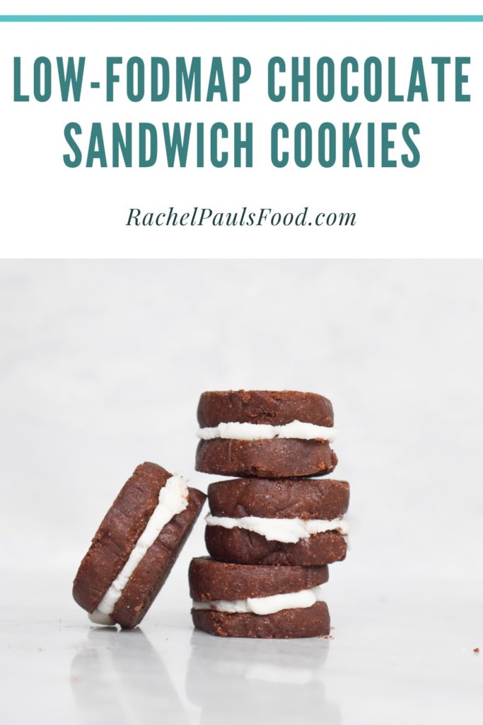 Low-FODMAP Chocolate Sandwich Cookies with Vanilla Cream Filling ...