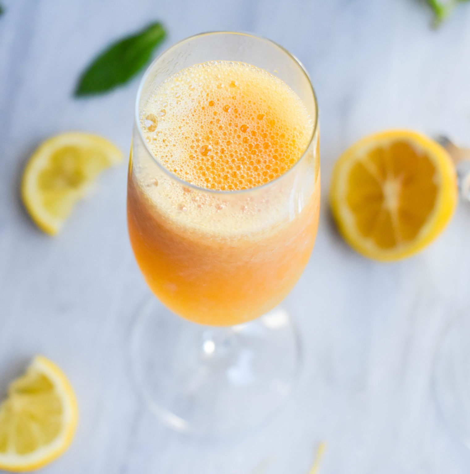 Low-FODMAP Passionfruit Champagne Bellini; Gluten-free, Vegan | Dr ...