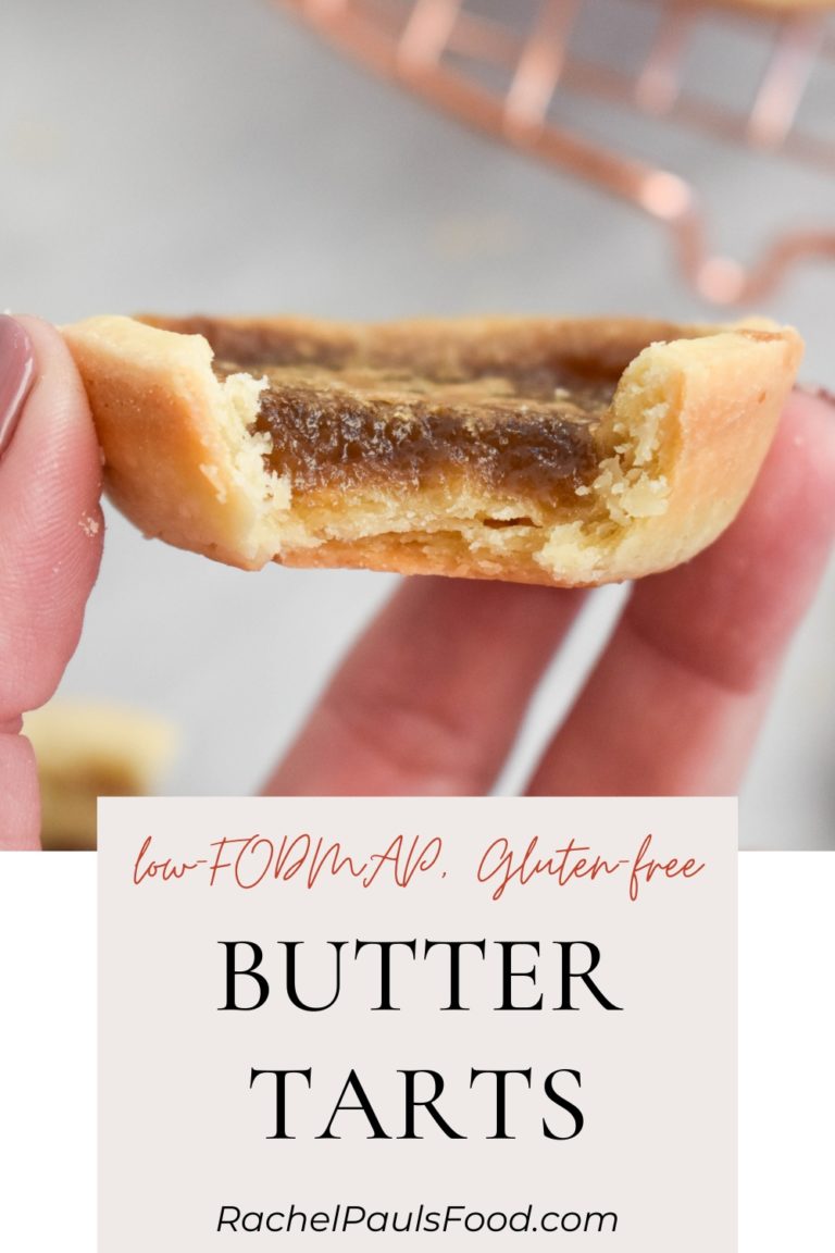 Dr. Rachel’s Favorite Low-FODMAP Butter Tarts; Gluten-free | Dr. Rachel ...