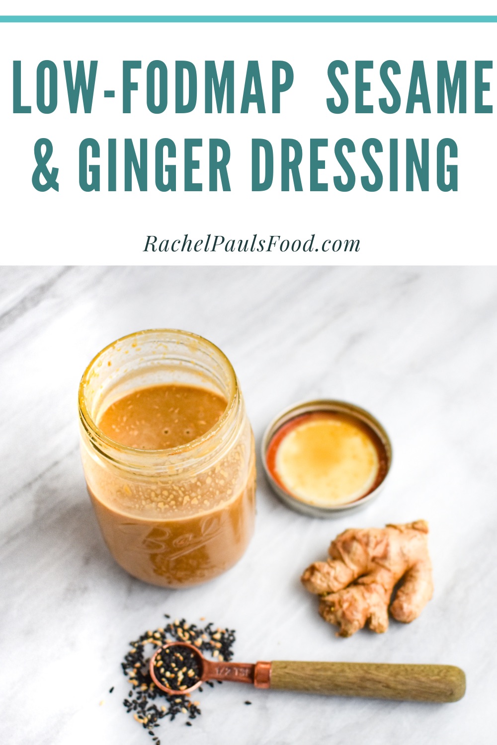 Low-FODMAP & Gluten-free Sesame & Ginger Dressing, Marinade or Dip | Dr ...