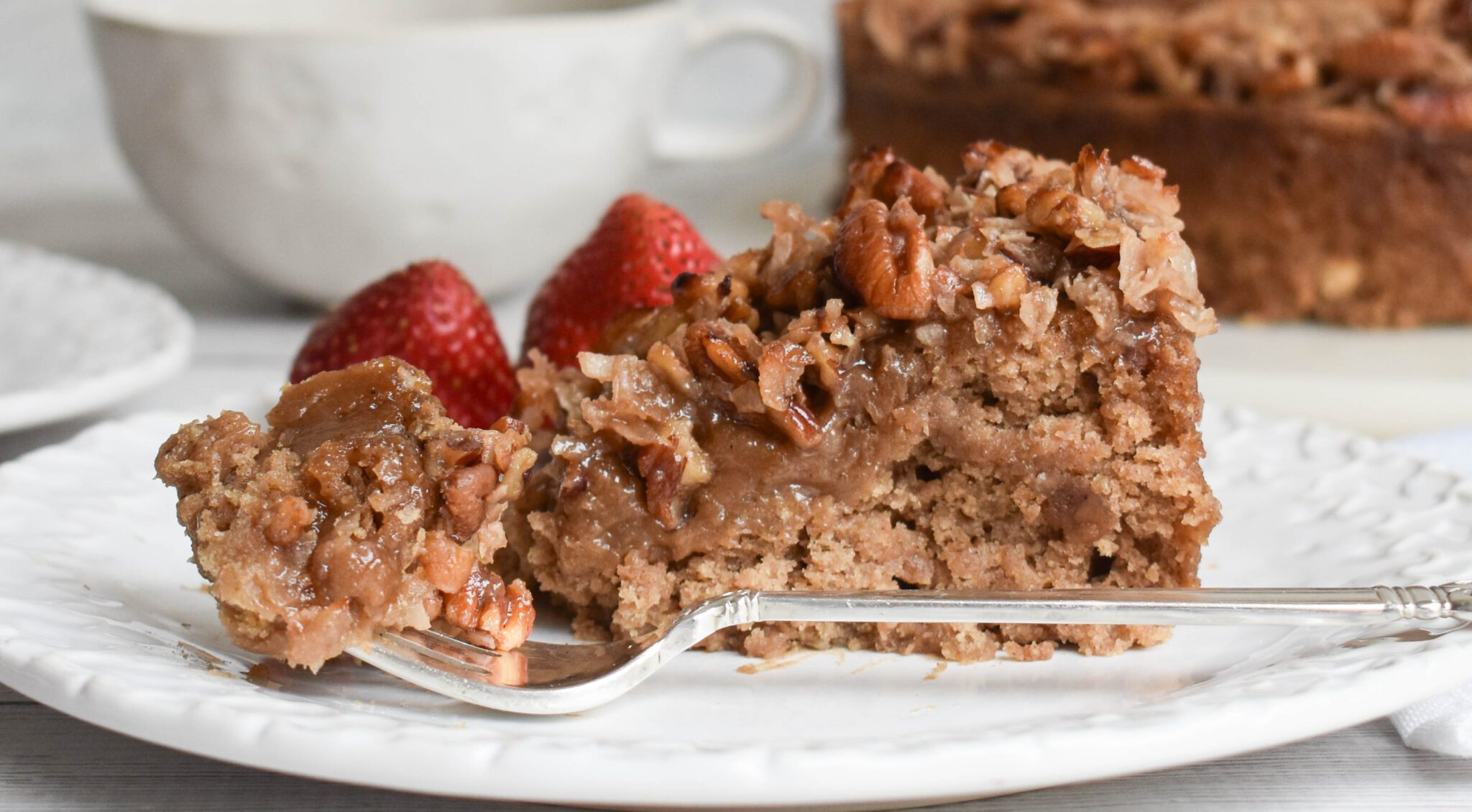 Grandma's Easy Oatmeal Cake with Coconut Pecan Frosting; Low-FODMAP ...