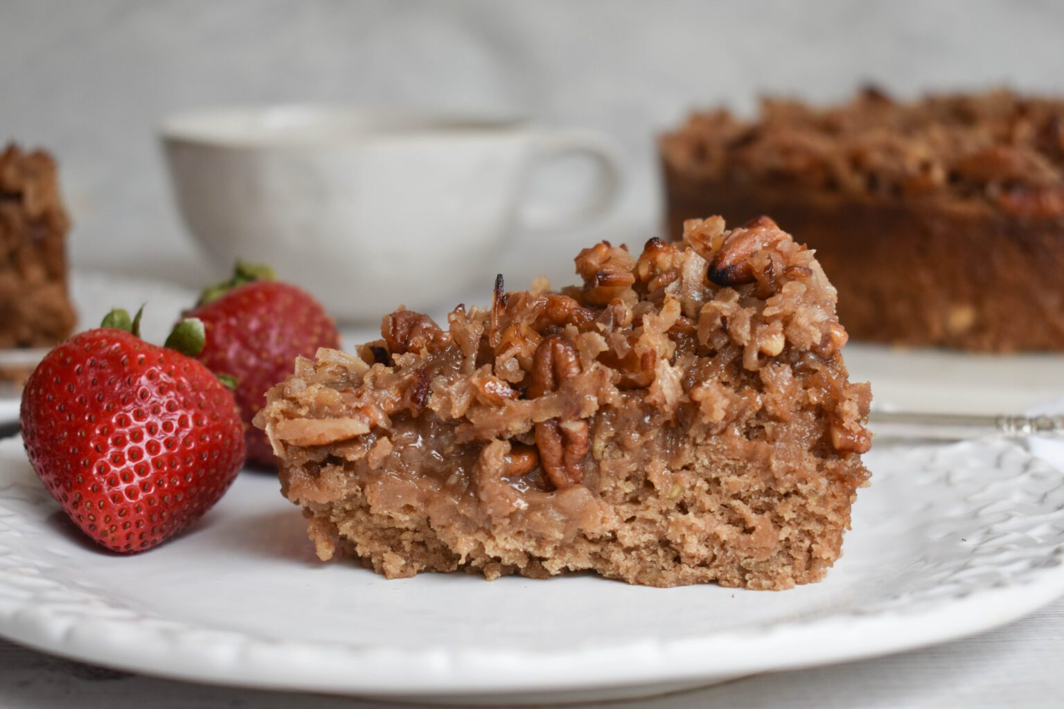 Grandma's Easy Oatmeal Cake with Coconut Pecan Frosting; Low-FODMAP ...