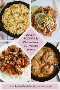 25 Easy & Delicious Low-FODMAP, Gluten-free 30-Minute Meals (Dinners) | Dr. Rachel Pauls