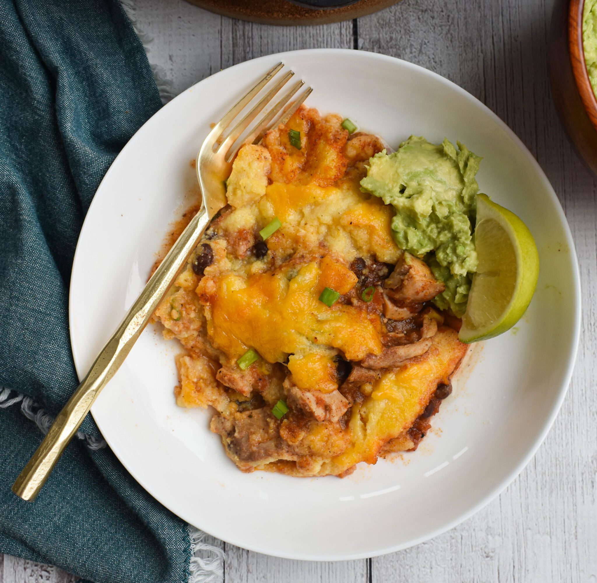 Low-FODMAP Chicken Tamale Skillet with Cornmeal Crust; Gluten-free | Dr ...