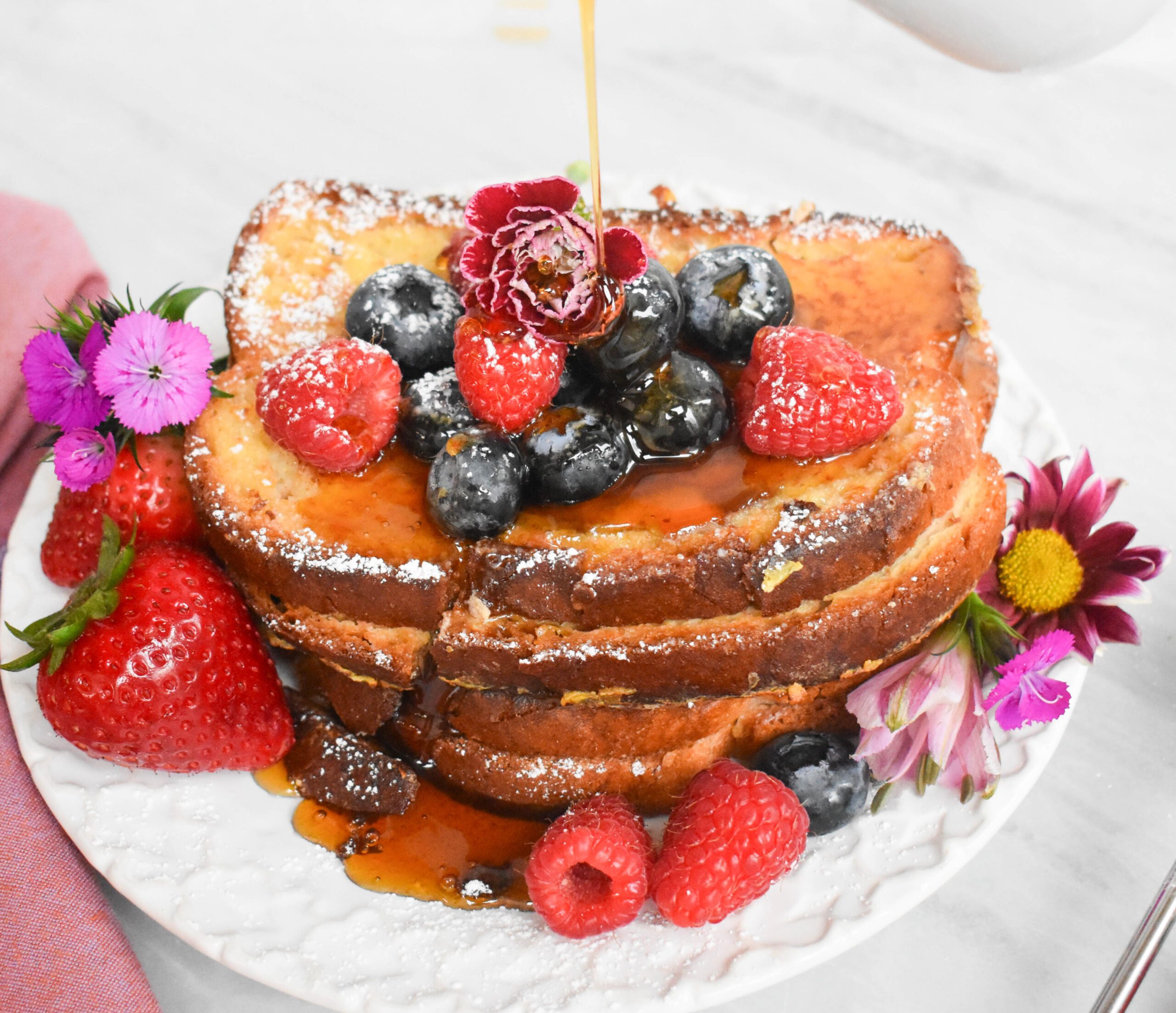 Maple-Ricotta Stuffed French Toast; Low-FODMAP, Gluten-free | Dr ...