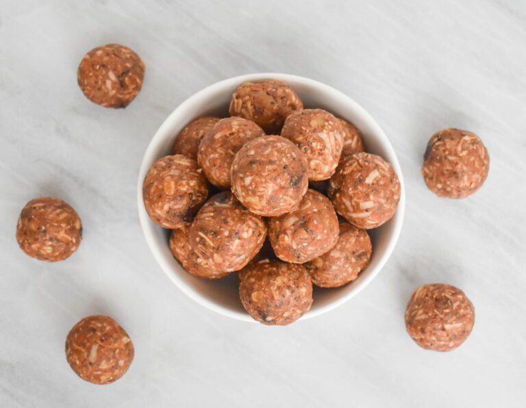 No-Bake Carrot Cake Energy Bites; Low-FODMAP, Gluten-free, Vegan | Dr ...