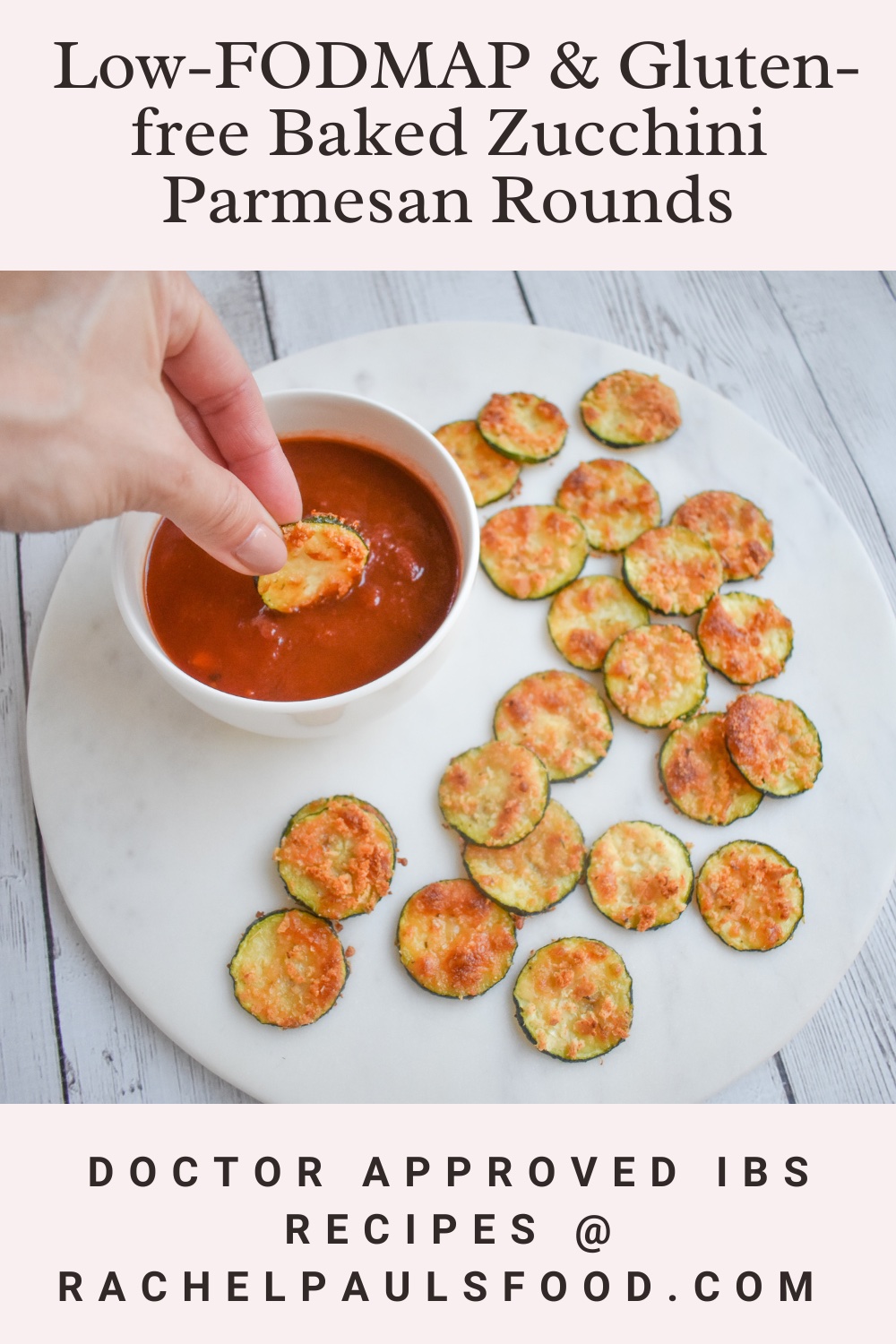Low-FODMAP Crispy Baked Zucchini Parmesan Rounds Recipe; Gluten-free ...