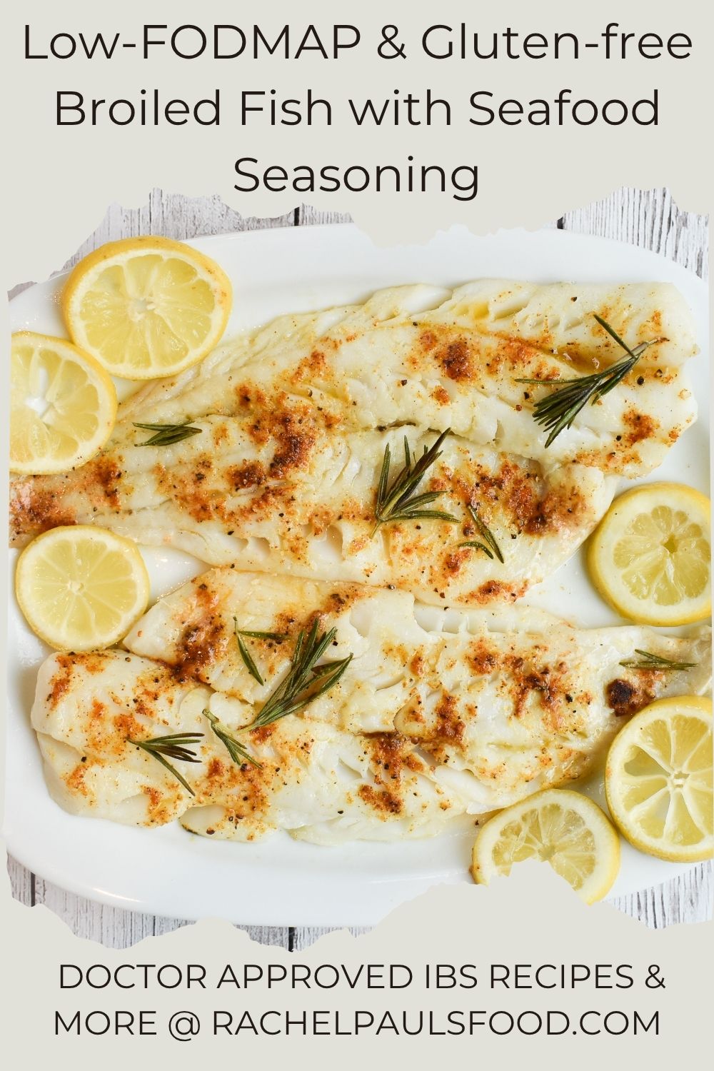 30-Minute Low-FODMAP Broiled Fish Fillets with Homemade Seafood ...